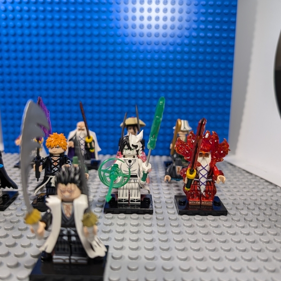 unbranded | Toys | 8 Minifigures Bleach Anime Building Block Toys ...